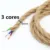 Vintage Rope Twisted Electrical Wire Hemp Rope Woven Textile Wire ...