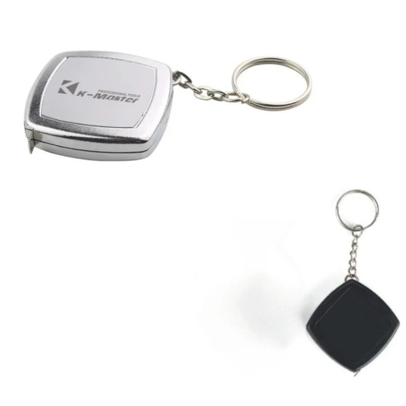Keychain Tape Measure 2M Dual Metric Imperial Mini Laser Etched Steel ...