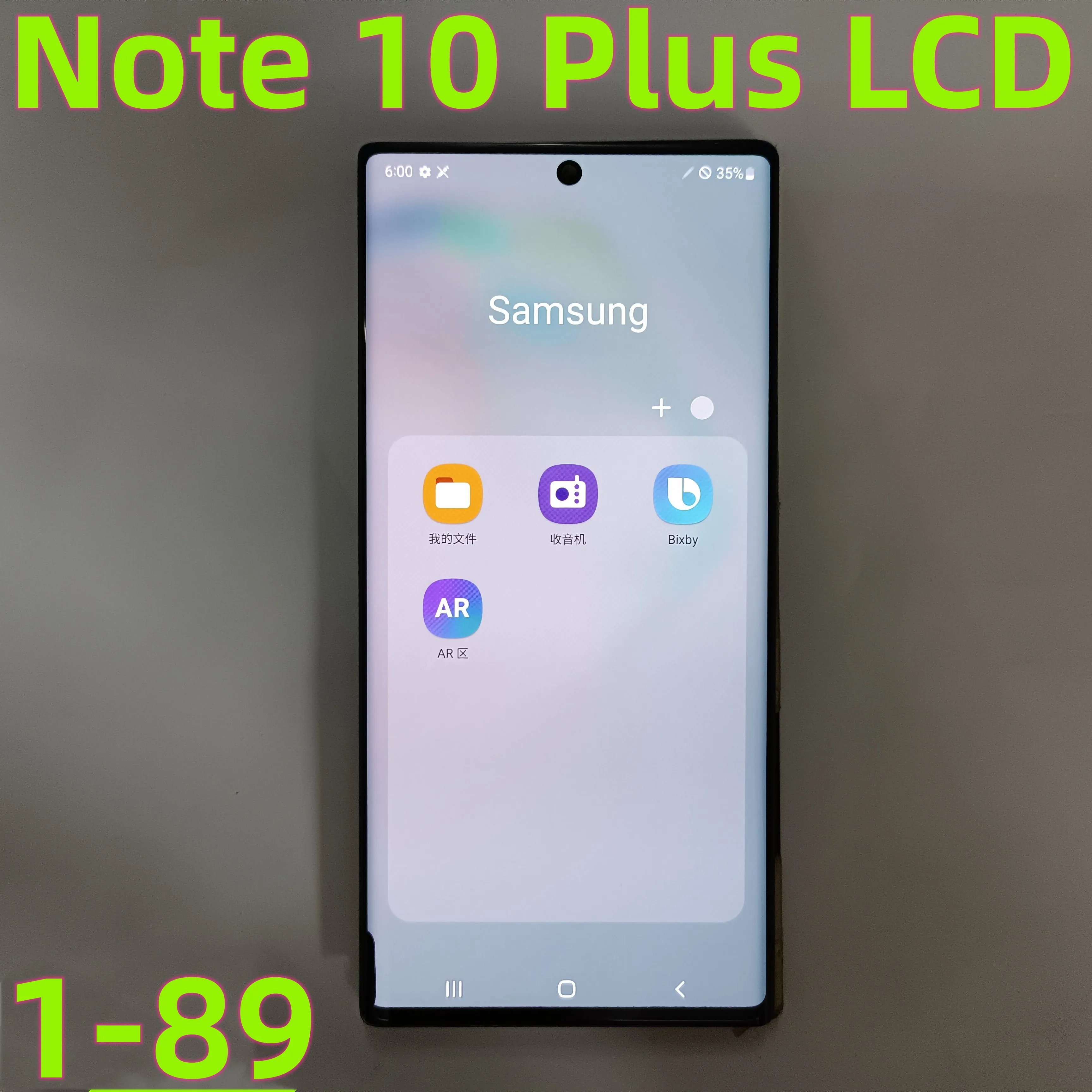 Écran Tactile Lcd Avec Châssis, 6.8 Pouces, Pour Samsung Galaxy Note 10 Plus Sm-n975f N975a ...