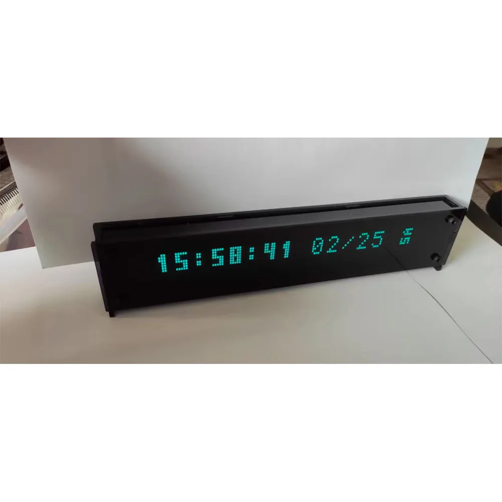 Screen-Display-Desktop-VFD-Clock-Flip-Clock-Digital-LED-Clock-Pomodoro ...