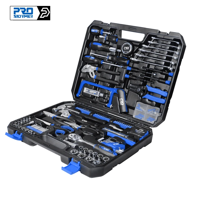 198Pcs-Hand-Tool-Set-DIY-Home-Repair-Tool-Kit-Woodworking-Tools-Bag-Car ...