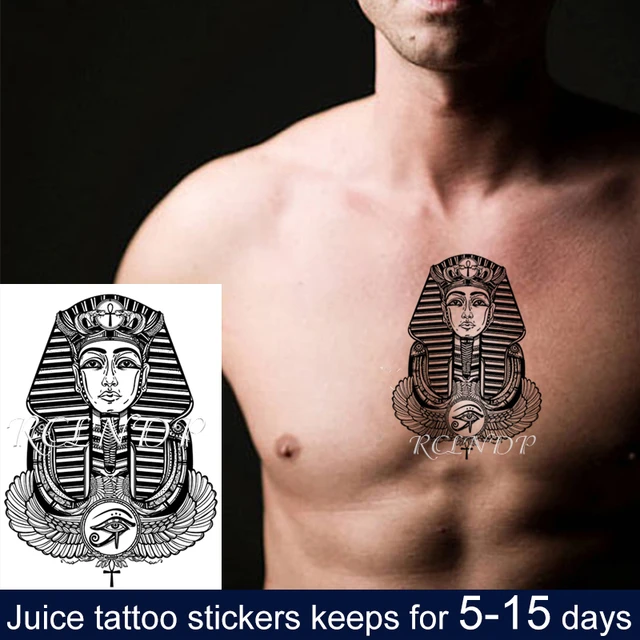 King Tut Chest Tattoos