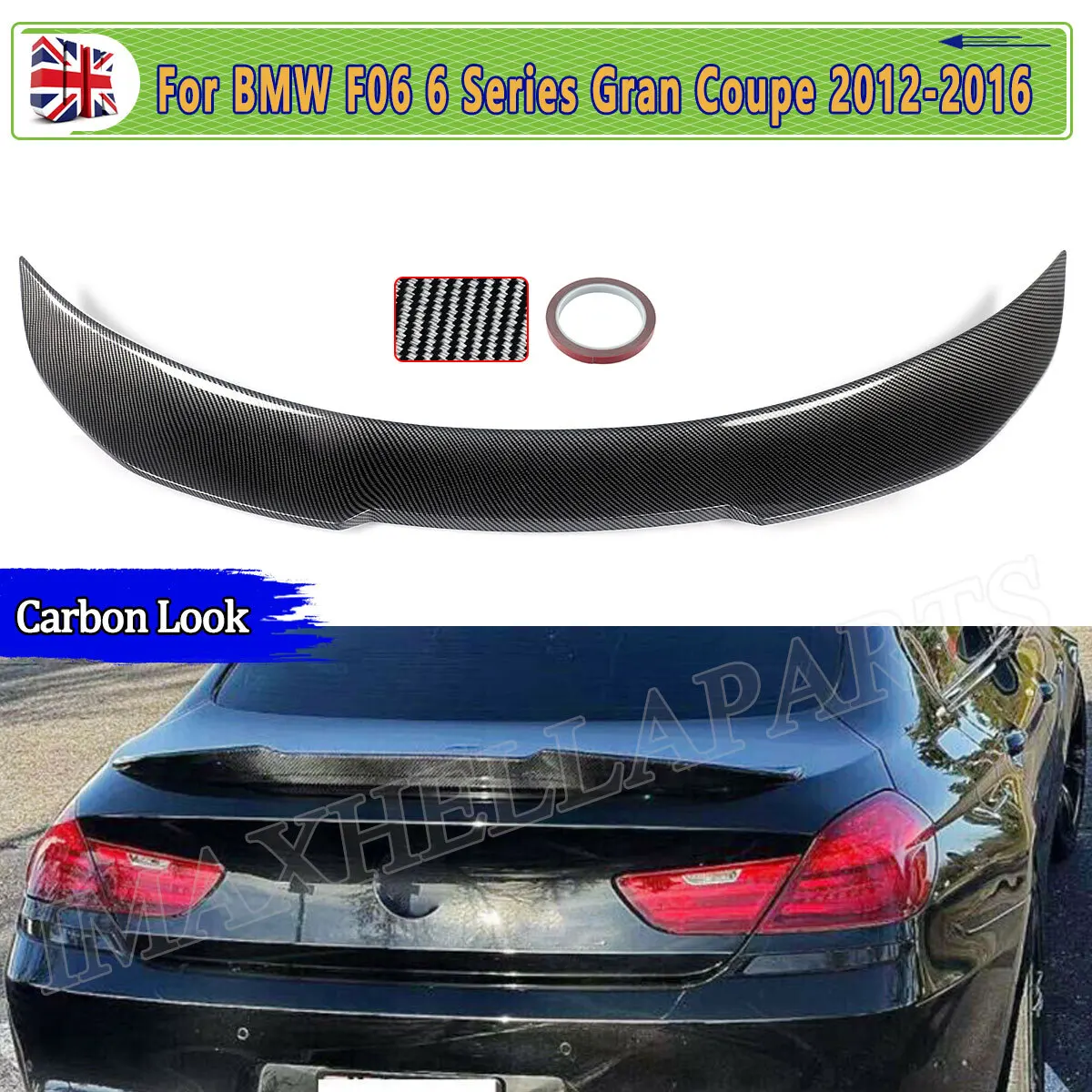 Rear Spoiler For BMW F06 M6 6 Series 640d 640i 650i Gran Coupe 2012 ...