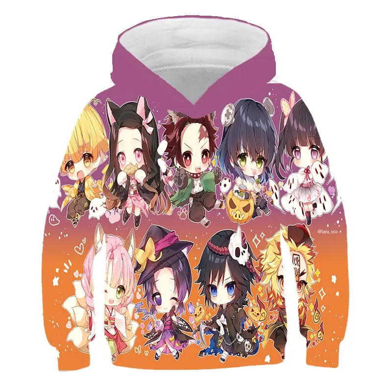 Demon Slayer Kamado Nezuko Cosplay Costumes 3d Print Hoodies Men Women ...