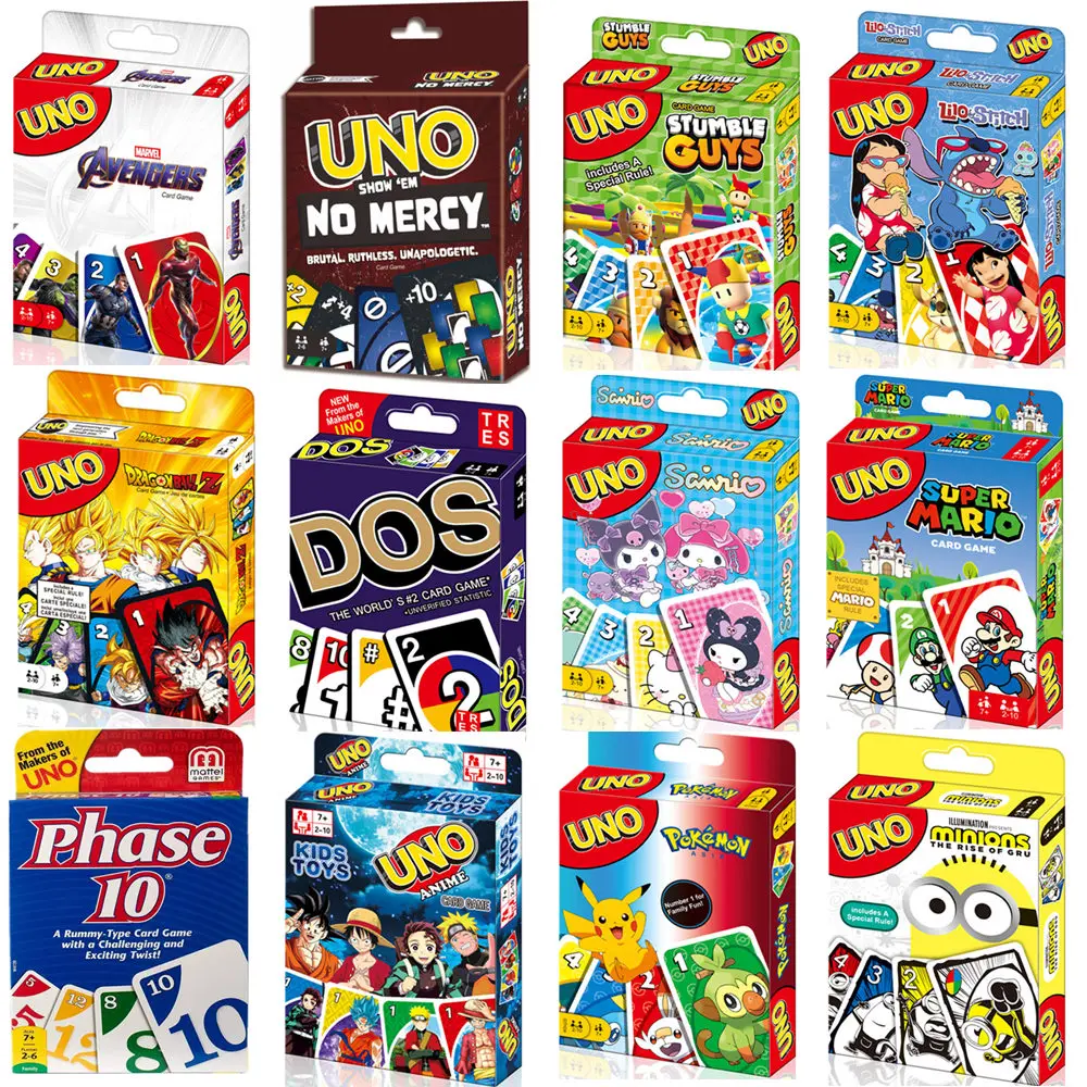 UNO-Games-Flip-Dos-No-Mercy-Pokemon-Avengers-Anime-Kids-and-Family-Card ...