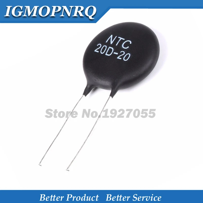 5pcs NTC 20D Thermistor Resistor NTC 20D-20 Thermal Resistor ...