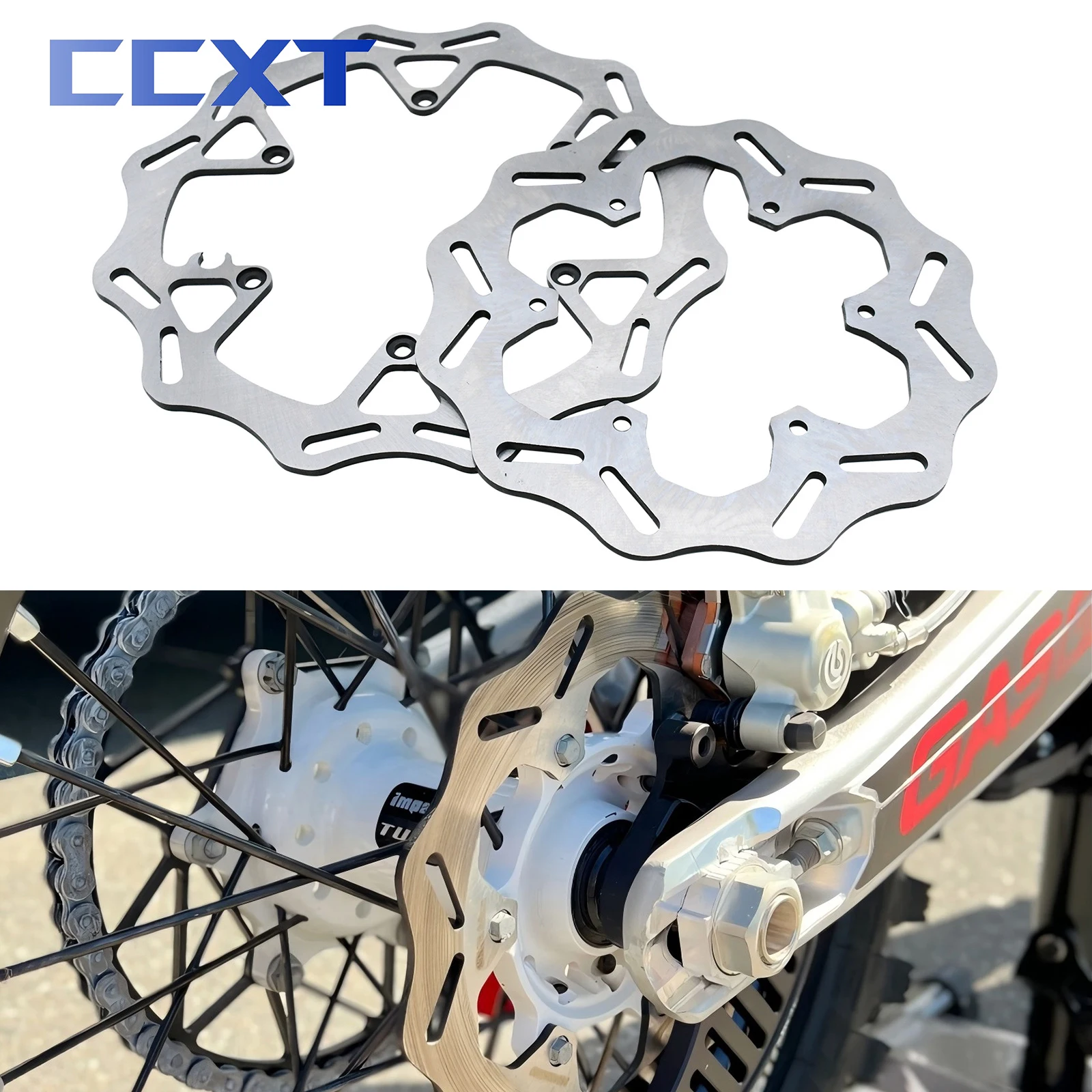 260MM 220MM Front Rear Brake Disc Brake Rotor Disk For KTM SX SXF XC ...