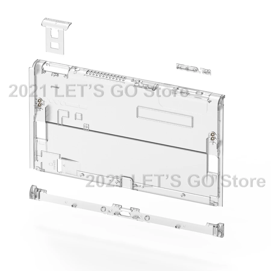 Newest-Nintend-Switch-OLED-Clear-Console-Back-Plate-DIY-Replacement ...