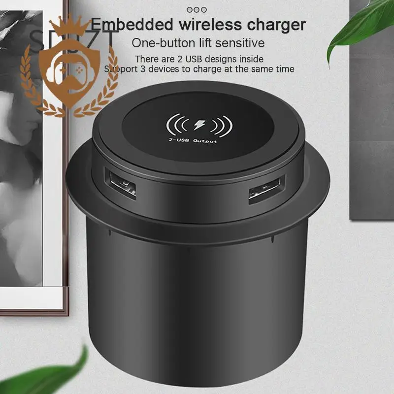 30W-Universal-QI-Fast-Wireless-Charger-Pop-up-Desktop-Embedded-Fast ...