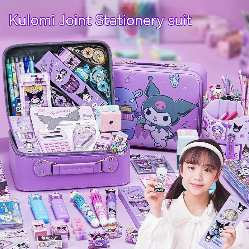 Sanrio-Kulomi-Stationery-Set-Gift-Box-School-Supplies-Set-Cartoon ...