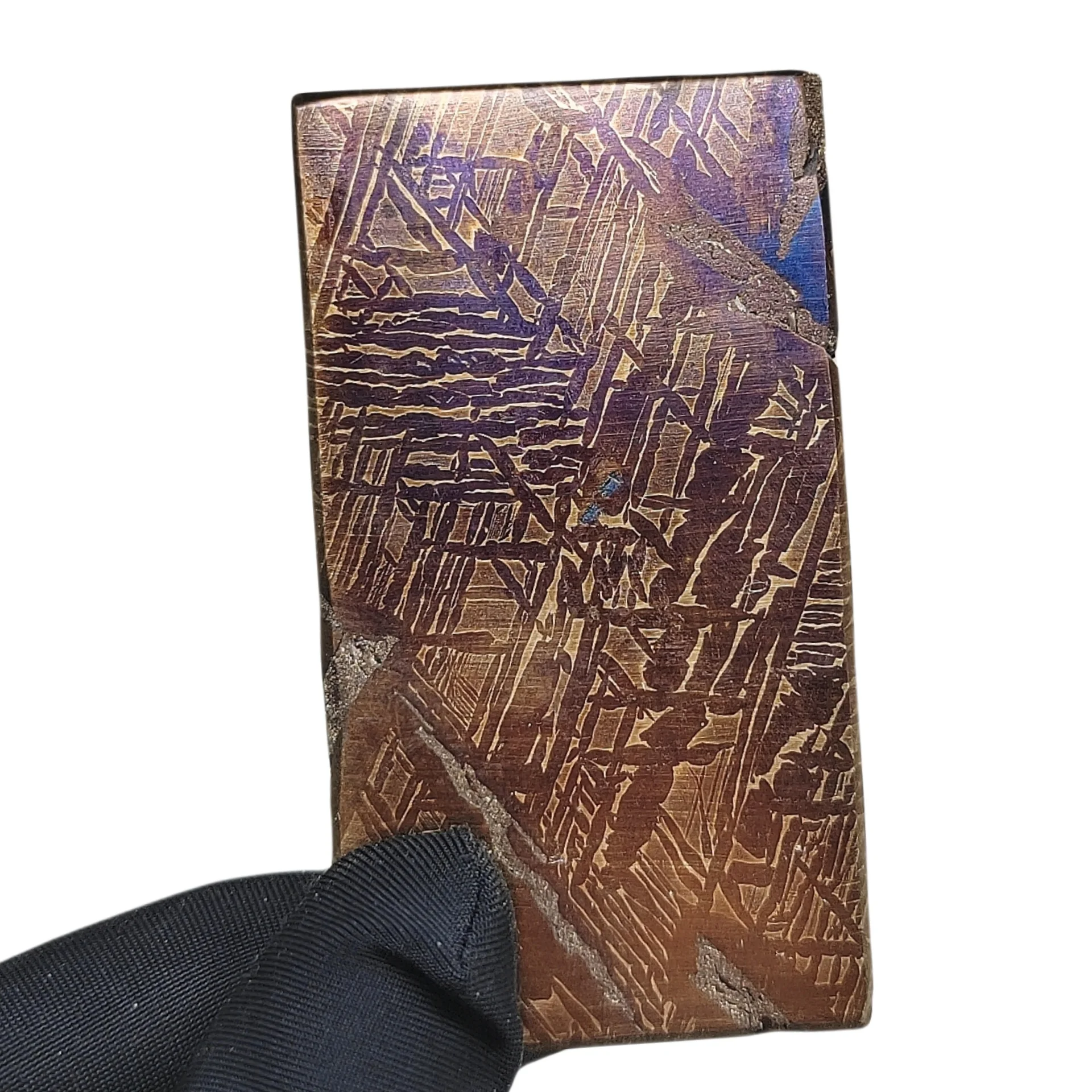 Muonionalusta-meteorite-slice-Natural-iron-meteorite-material-specimen ...