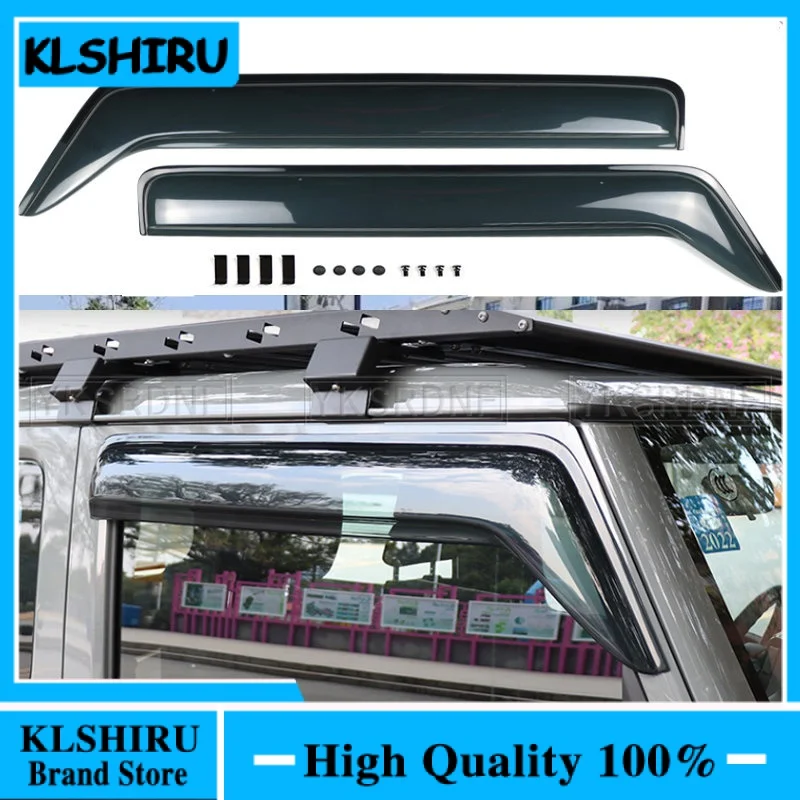 For-Suzuki-Jimny-2019-2020-JB64-JB74-ABS-Plastic-Window-Visor-Vent ...