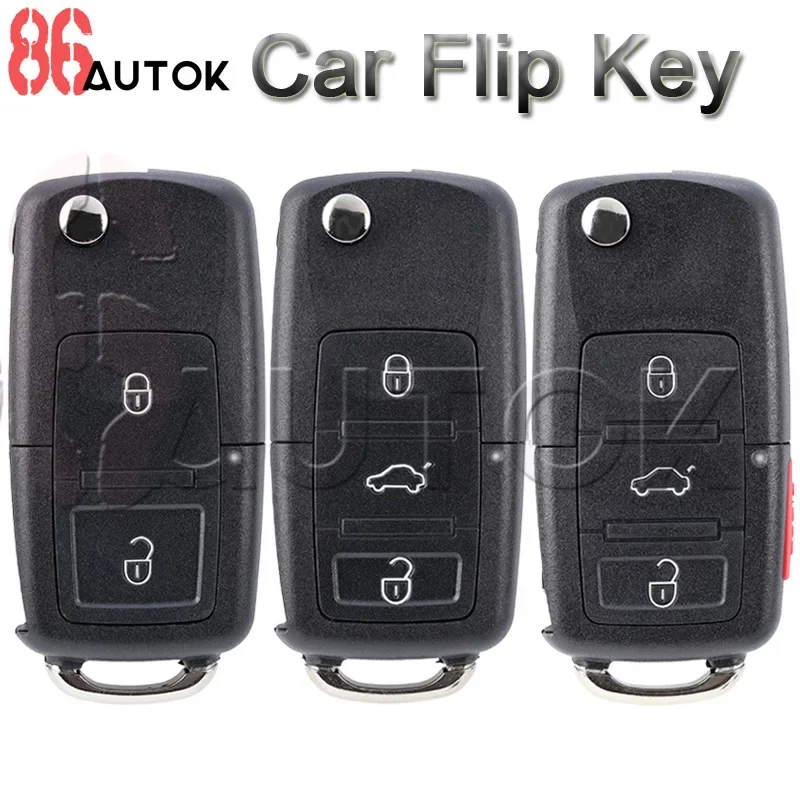 Key-Fob-Shell-Car-Key-with-HU66-for-VW-Volkswagen-Golf-Mk6-Tiguan ...