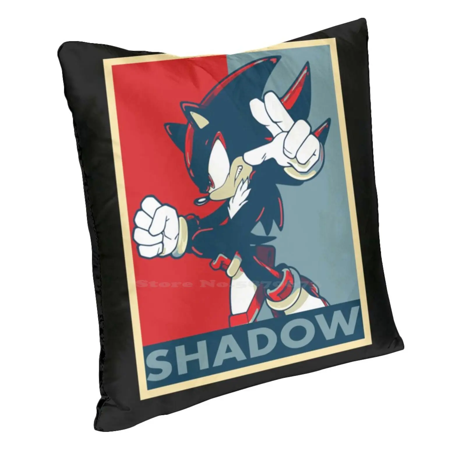 Shadow The Hedgehog Home Sofa Car Cushion Cover Pillowcase Shadow The ...