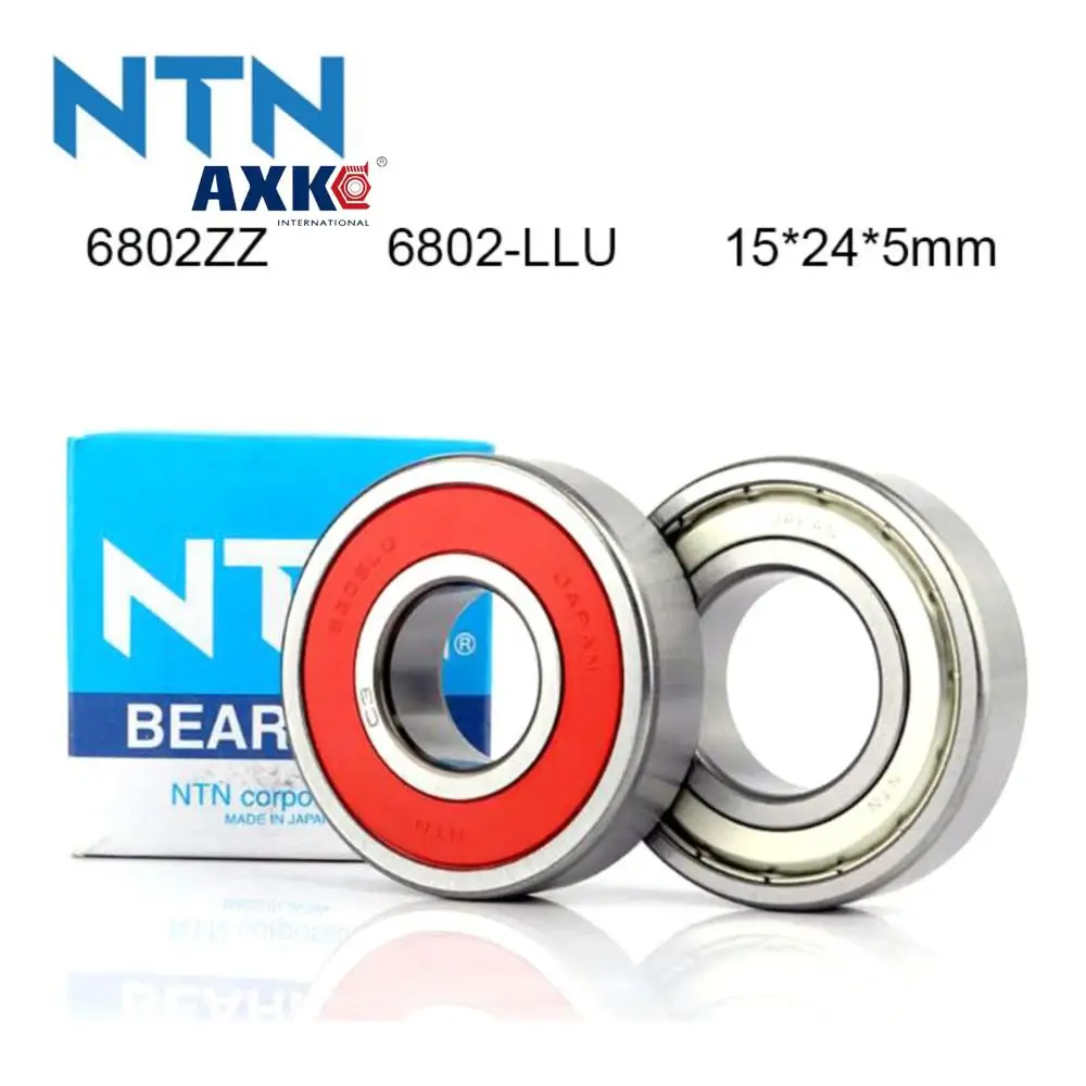 Japan-NTN-100-Original-Bearing-5-10Pcs-6802-ZZ-6802-LLU-ABEC-9-Ball ...