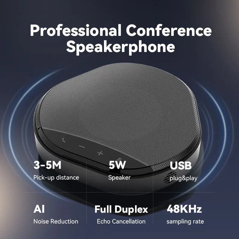 USB-Conference-Microphone-Speaker-360-Omnidirectional-Voice-Pickup-PC ...