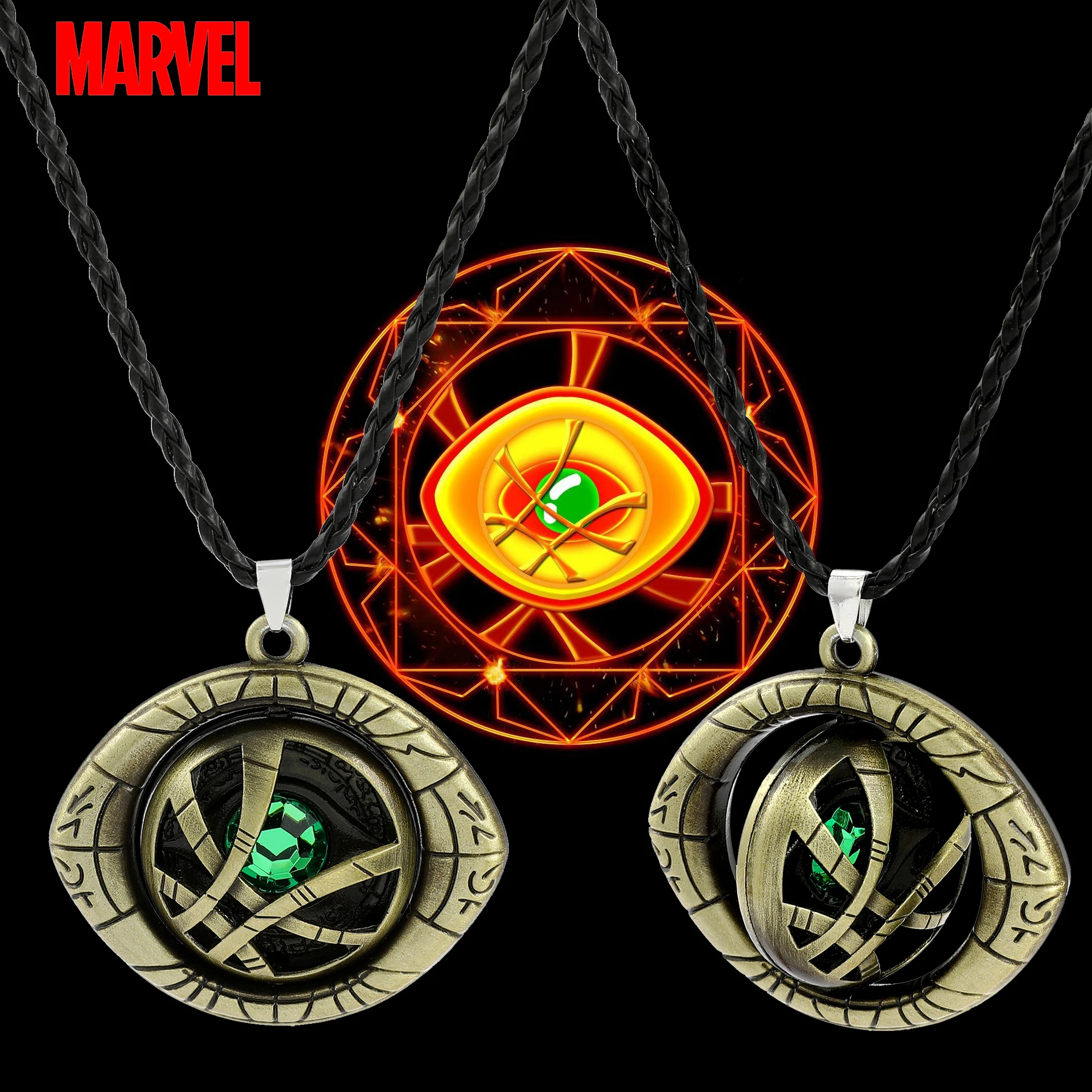 Marvel Legends Doctor Strange Infinity Time Stones Necklace Avengers ...