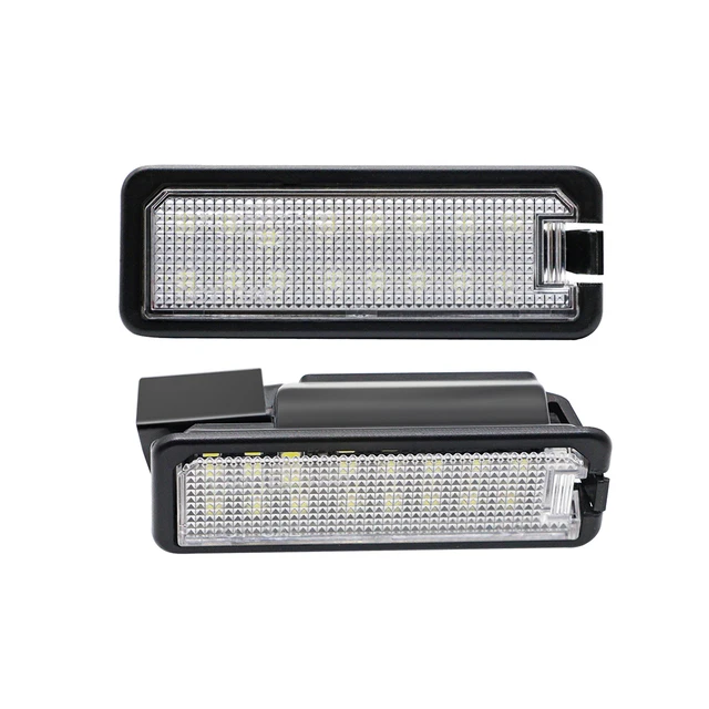 2PCS LED License plate Light For VW Passat B6 B7 B8 Polo 6N 9N Bora EOS ...