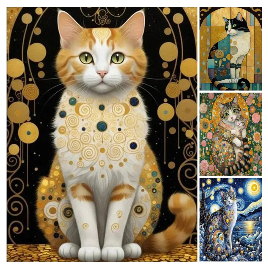 Diy-Full-Mosaic-Art-Gustav-Klimt-Diamond-Painting-New-Collection ...