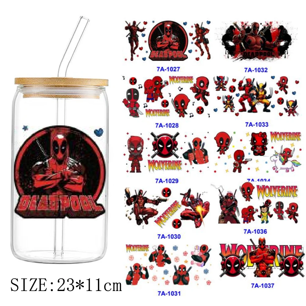 1PCS-Deadpool-Wolverine-16OZ-UV-DTF-Cup-Wrap-Transfer-Sticker-Custom ...