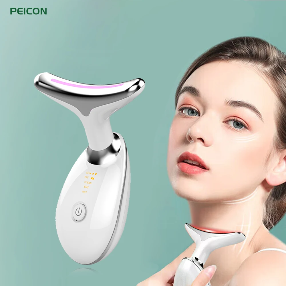 Neck-Face-Beauty-Device-EMS-Micro-current-LED-Photon-Therapy-Skin ...