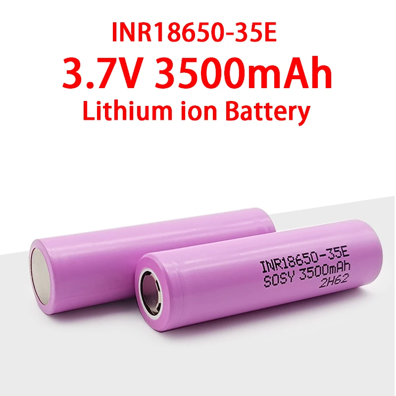18650 Li-ion Rechargeable Battery 100% Original Inr18650 35e 3.7v 3500mah For Electric Scooter ...