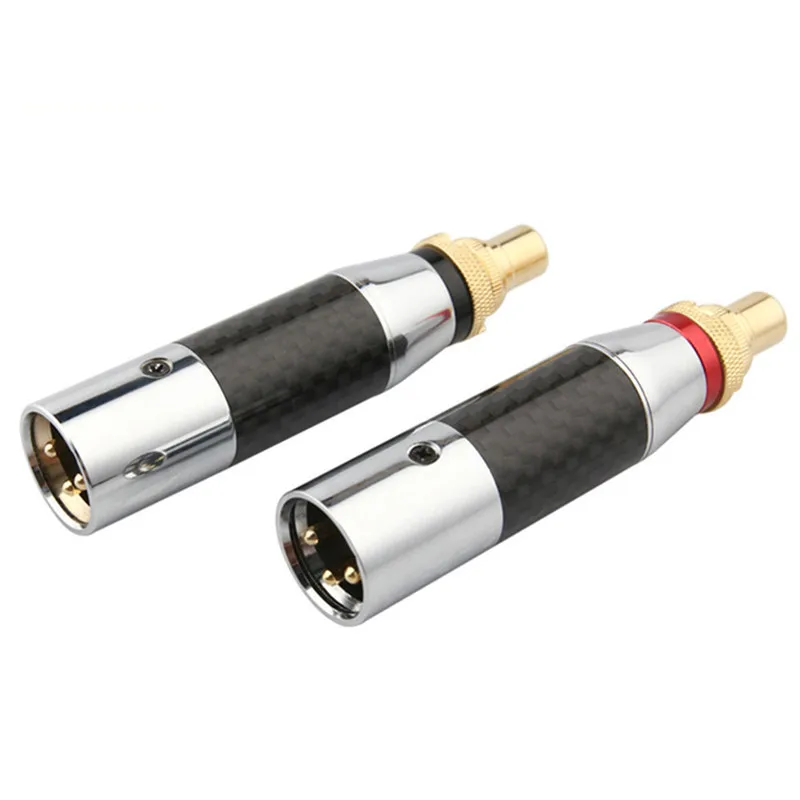 Rca 커넥터 Xlr 어댑터 3 핀 수 암 컨버터 오디오 잭 수 Diy 마이크 캐논 케이블 금도금 만들기플러그 And 커넥터