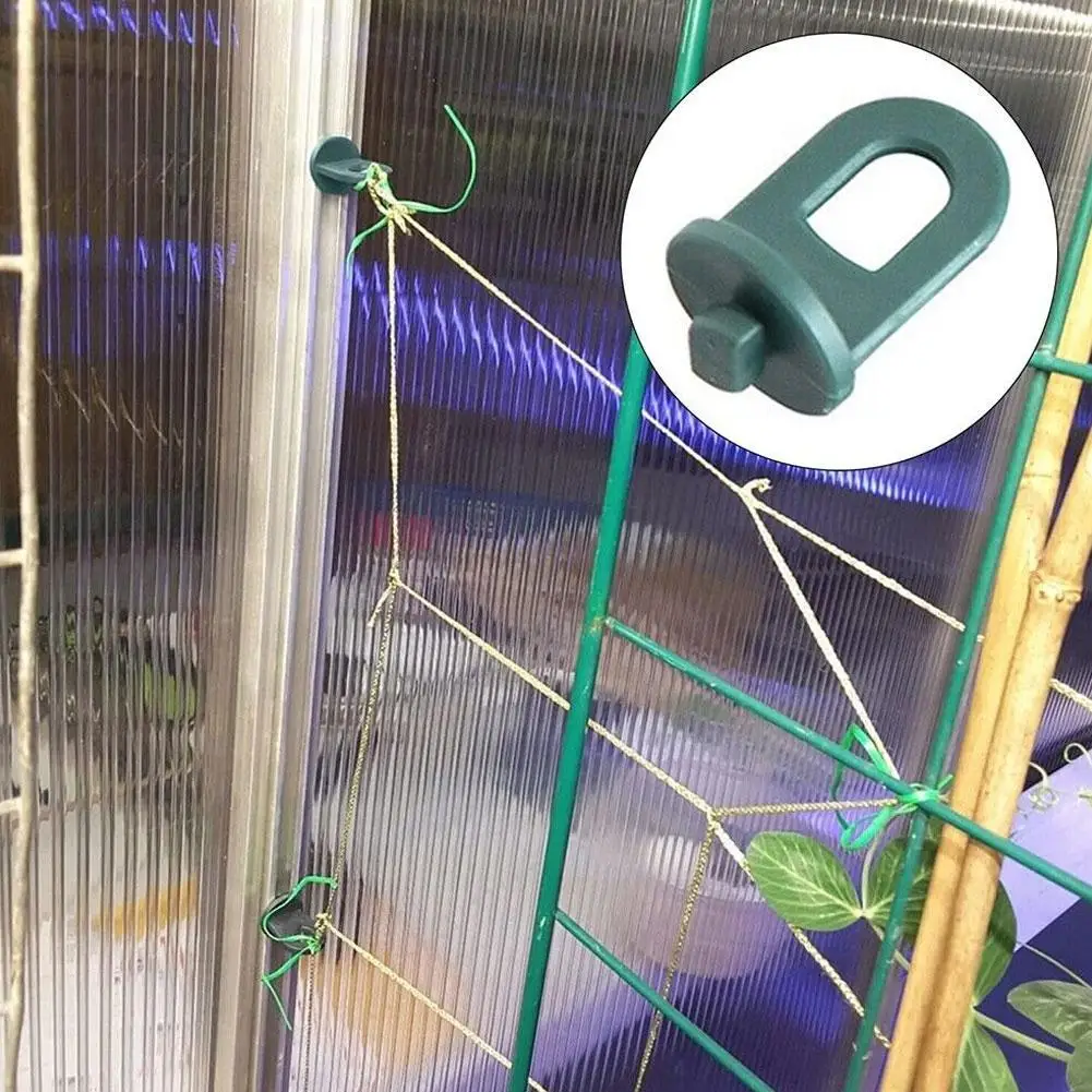 Tuteur - lien - attache,Clips de fixation pour serre,10-20 pièces,boucle attachée,crochet de ...