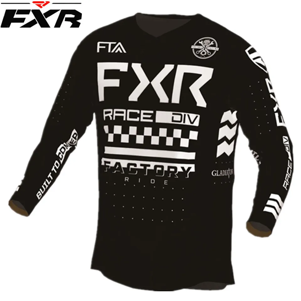 FXR Downhill Jersey Motocross Shirt Mountain Bike Mtb Shirt Men Summer ...