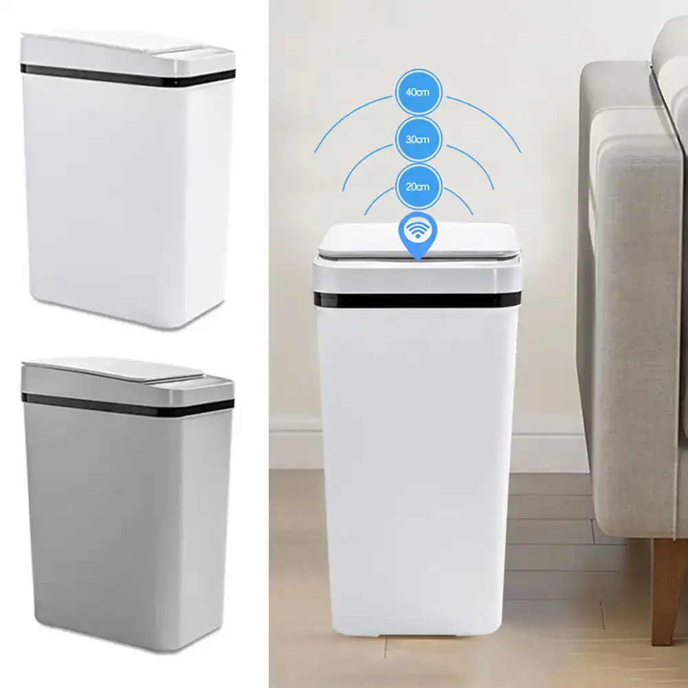 Bathroom-Touchless-Trash-12L-Motion-Sensor-Activated-Trash-Can-with-Lid ...