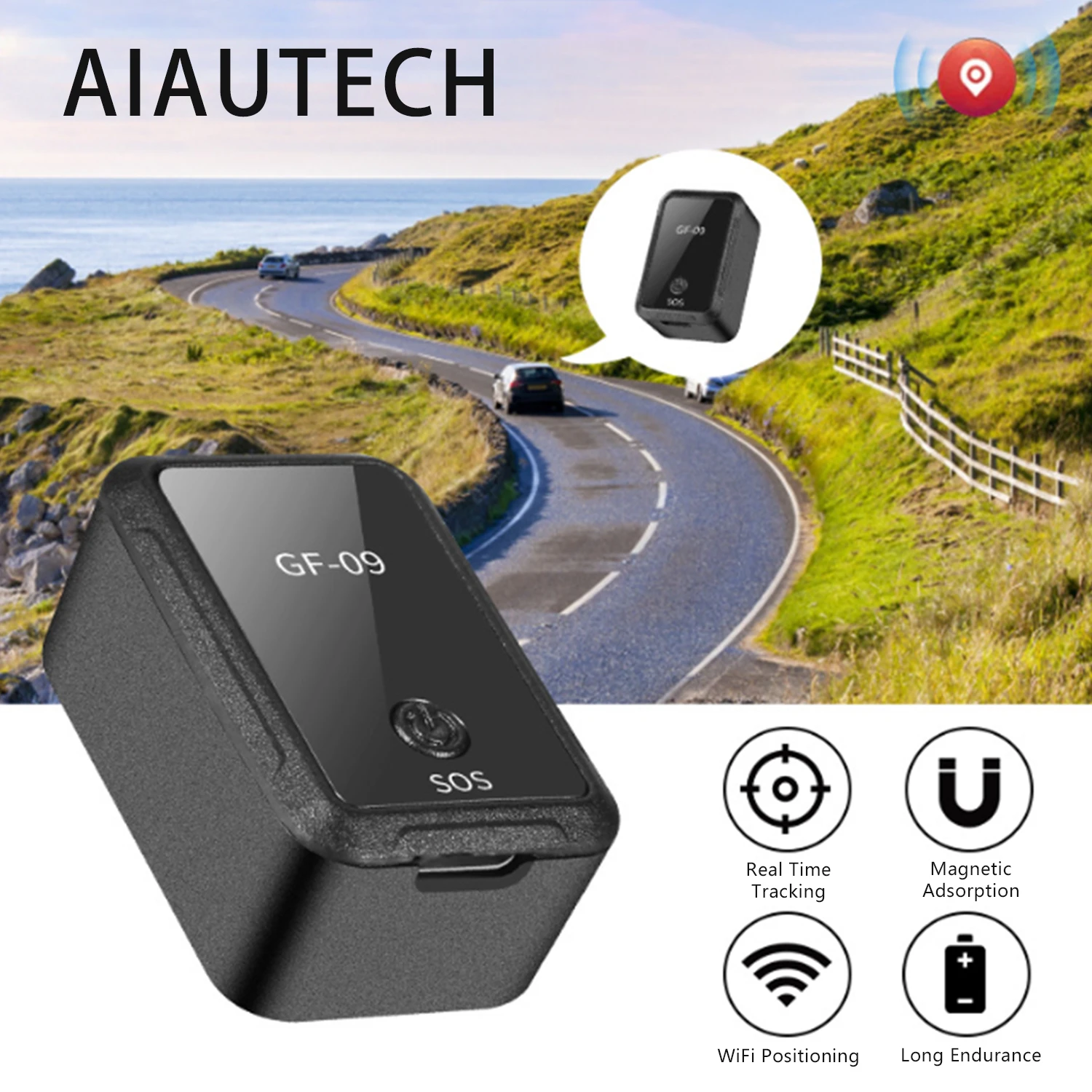 Mini Gps Positioning Elderly Children Sos Pet Anti-lost Tracker Car ...