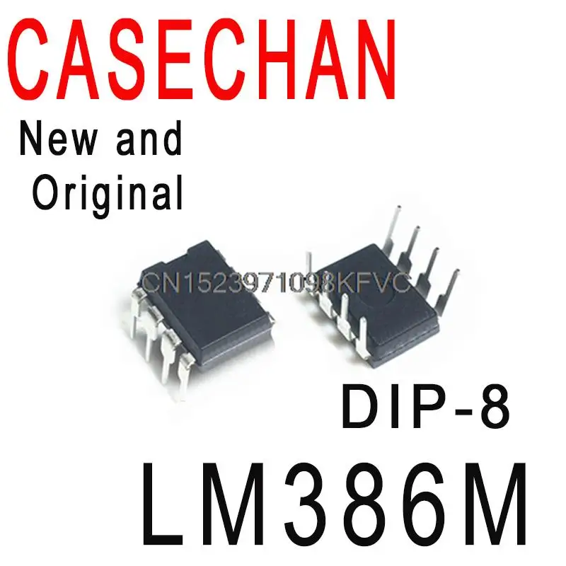 10pcs New And Original Lm386 Lm386n Dip-8 Low Voltage Audio Power Amplifier In Stock Lm386m ...