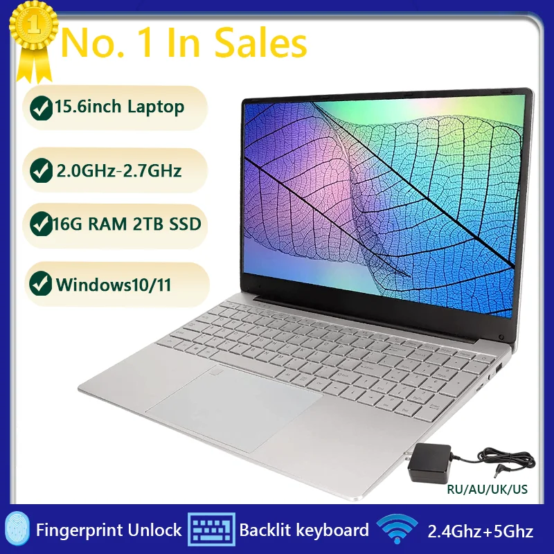 15.6-inch Laptop 16GB RAM 2TB SSD Windows10/11 Gaming Laptop With ...
