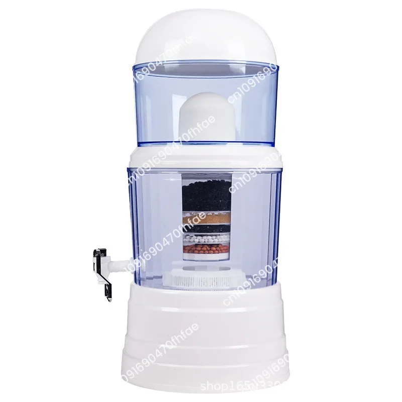 14 L all-in-one water purifier bucket with double ultrafiltration ...