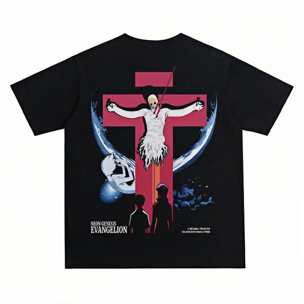 Evangelion EVA Second Angel Anime Print Tshirt Men Women Y2K Trendy ...