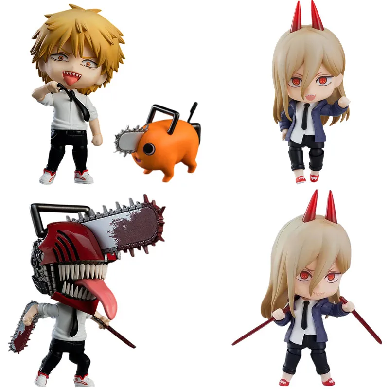10Cm-Anime-Chainsaw-Man-Figure-Pochita-Power-Electric-Times-Kawaii-Q ...