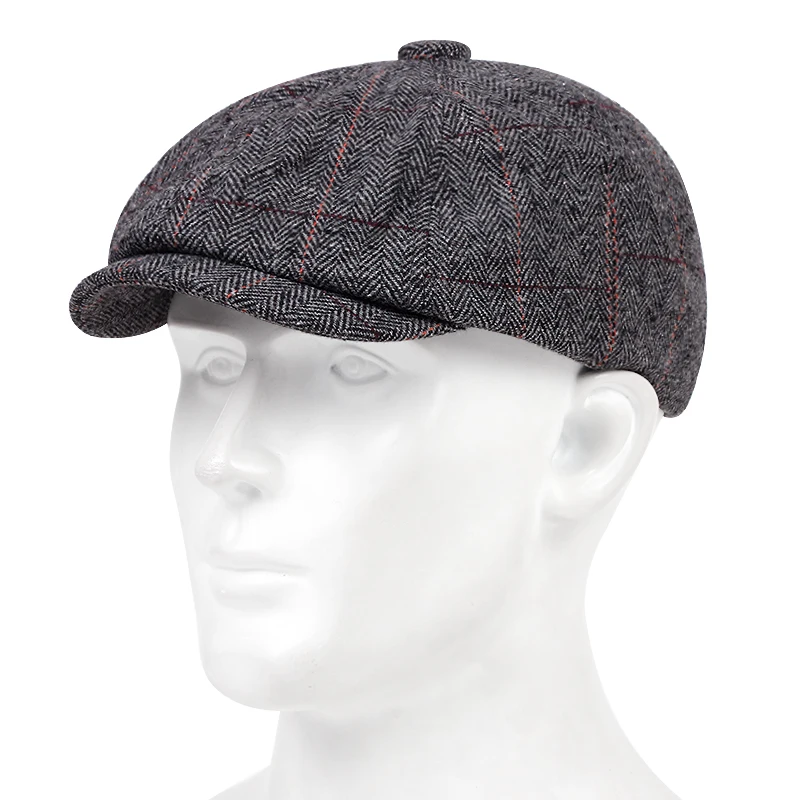 Boina-con-visera-octogonal-para-hombre-y-mujer-gorro-de-estilo-Hip-Hop ...