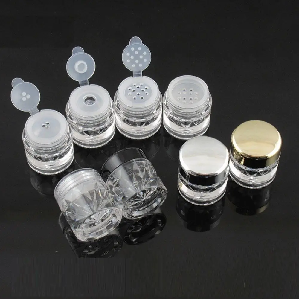 3G-loose-Powder-Jars-with-Sifter-Mesh-Empty-Diy-nail-glitter-container ...