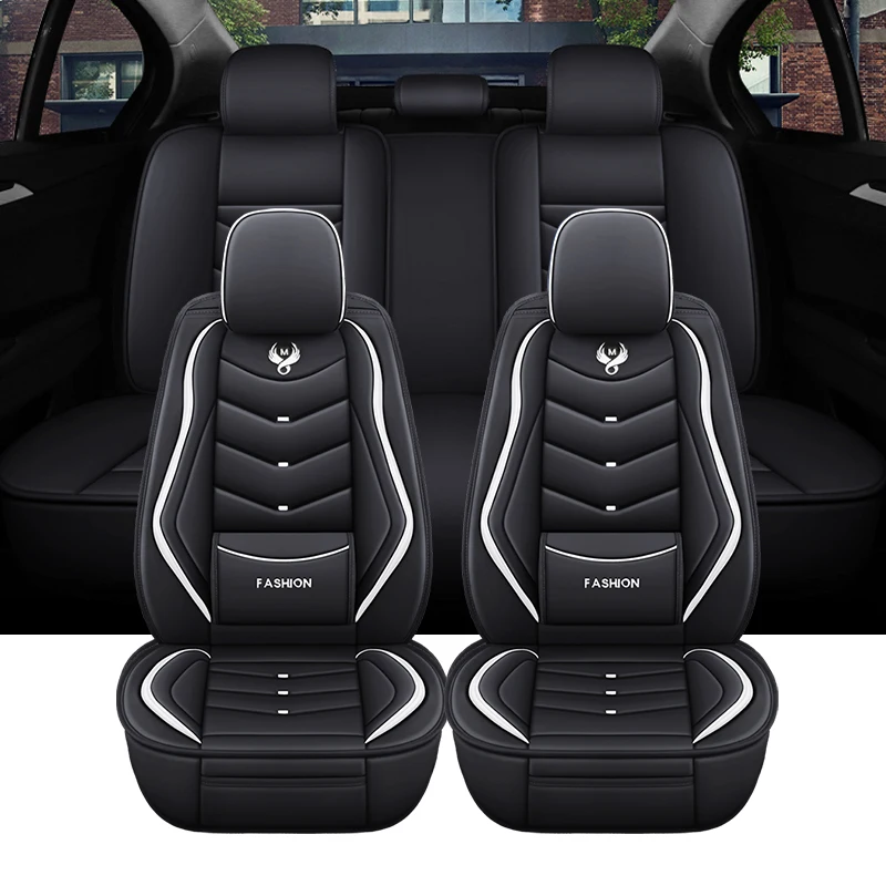 Juego-completo-de-fundas-universales-de-cuero-para-asiento-de-coche ...