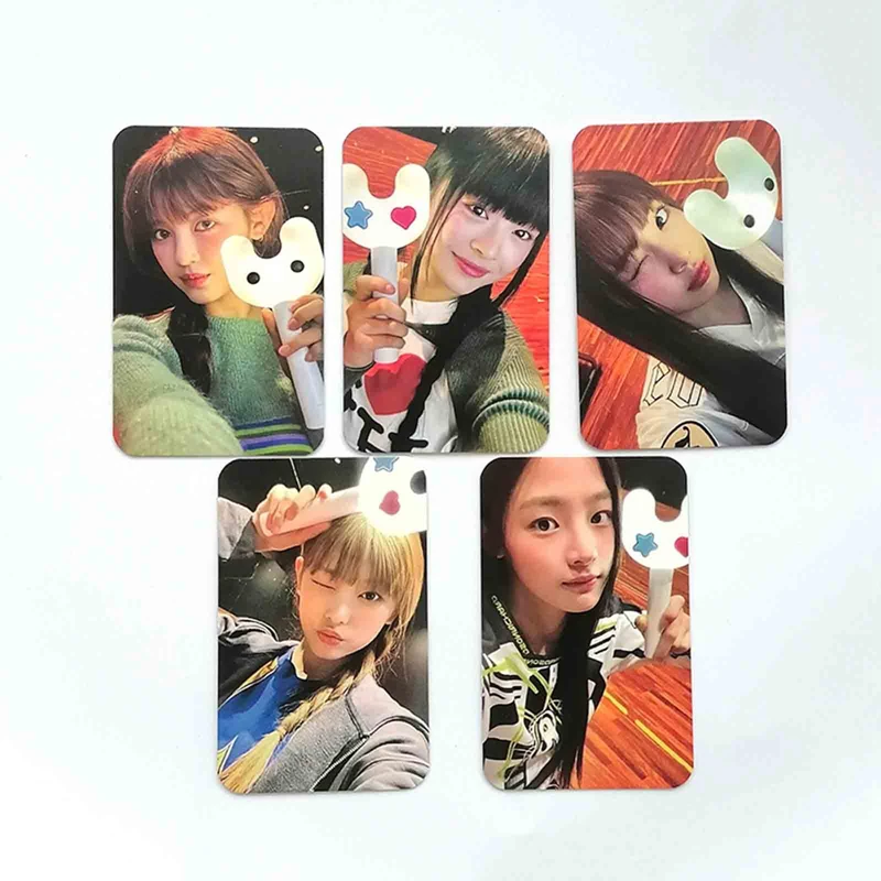 5pcs/set Kpop Newjean Postcard Album New Jeans Attention Lomo Card ...