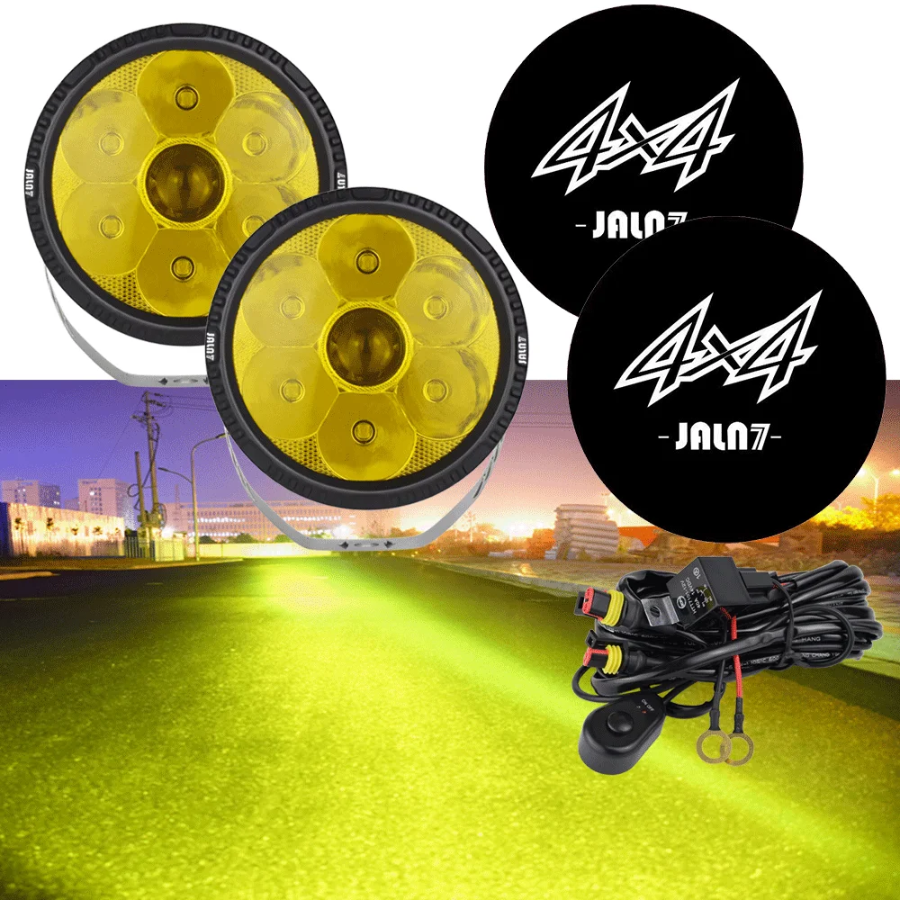 JALN7-5-inch-Super-4X4-Led-Driving-Car-2000M-LASER-Spotlights-Headlight ...