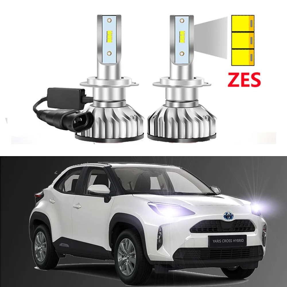 2pcs Led Headlight Bulbs For Toyota Yaris Cross 2020 2021 2022 2023 ...