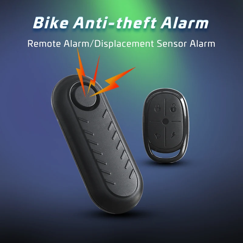 Wireless-Bike-Alarm-System-With-Remote-Control-Anti-Theft-Waterproof ...