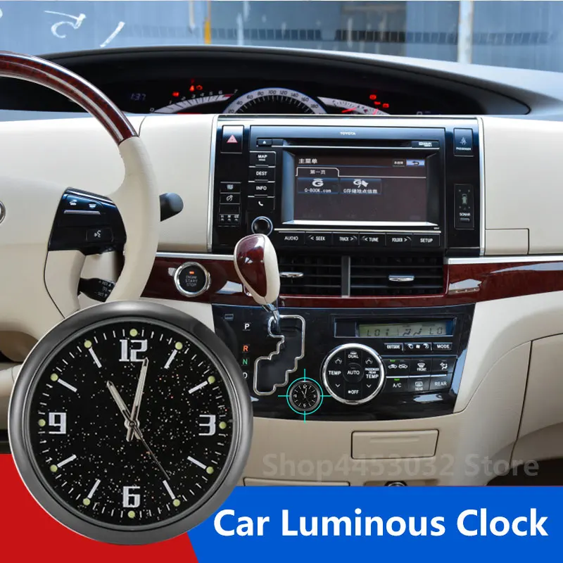 For-Toyota-Previa-Estima-ACR30-ACR50-Car-Clock-Luminous-Starry-Mini ...