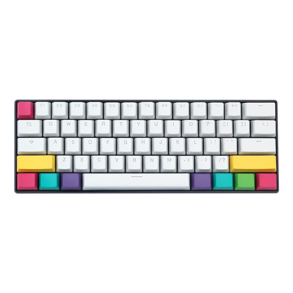 Keycaps-PBT-CMYK-for-Mechanical-Keyboard-Doubleshot-OEM-Profile-NON ...