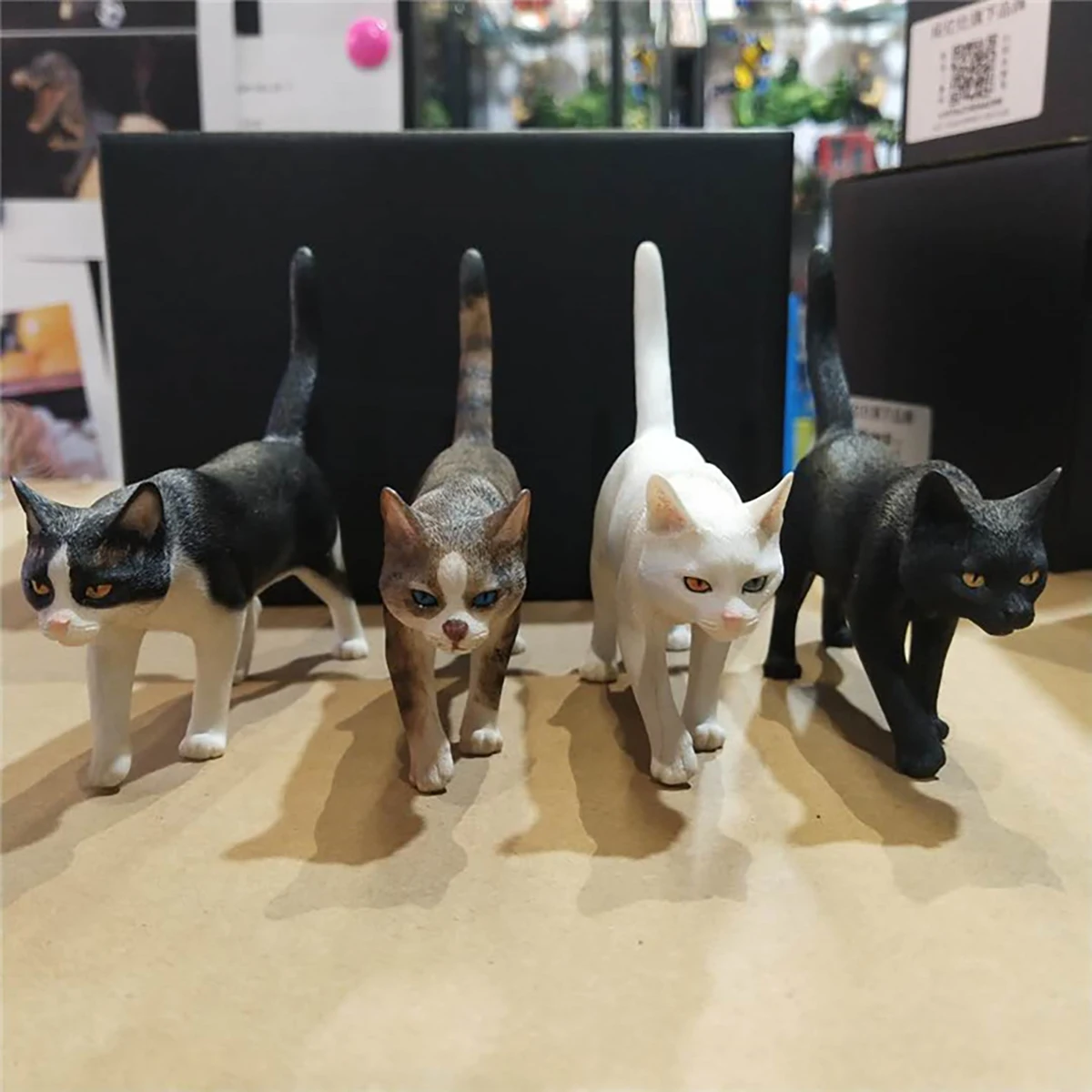 JXK-JxK003-1-6-Chinese-pastoral-cat-series-ornaments-static-animal ...
