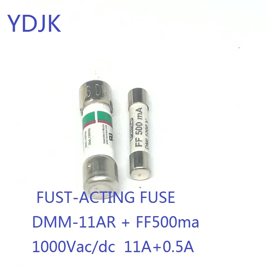 1Pair-FUST-ACTING-Ceramics-FUSE-DMM-11AR-FF500ma-1000VAC-DC-11A-500ma ...