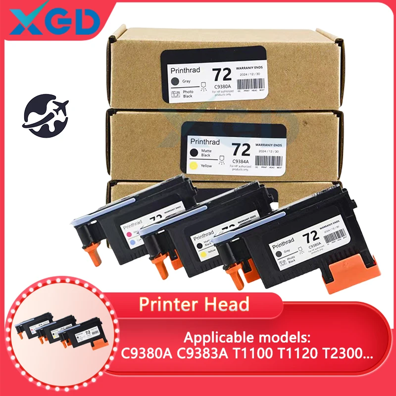 Printer-Head-For-HP-72-Printhead-DesignJet-T1100-T1120-T1120ps-T1300ps ...