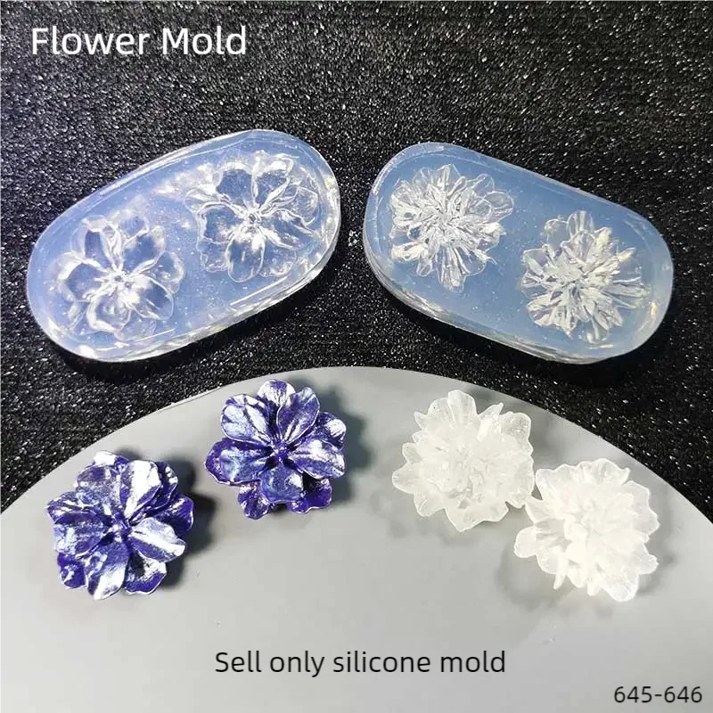 DIY-Handcraft-Flower-Epoxy-Resin-Mold-Food-Play-Miniature-Pinching ...