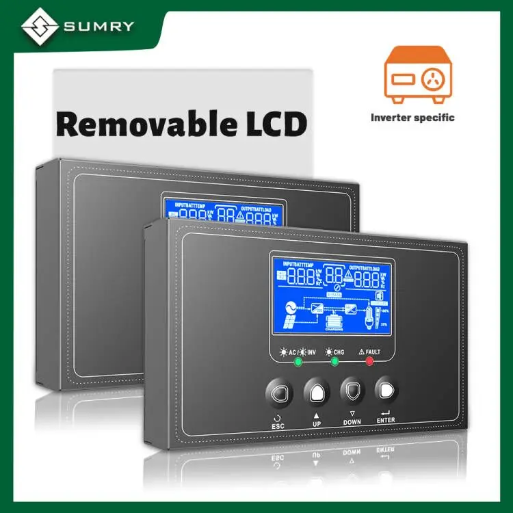 SUMRY Solar Inverter Removable Screen for Remote Control LCD Display ...